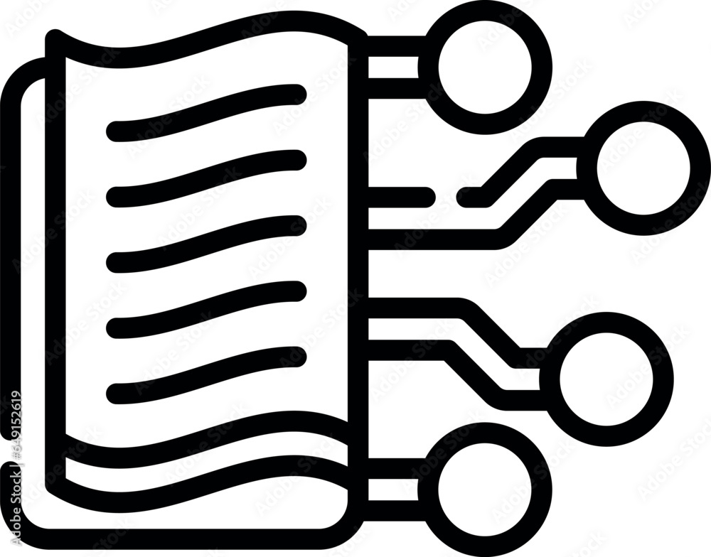 Digital book icon, E-book symbol, Digital book illustration, E-book ...