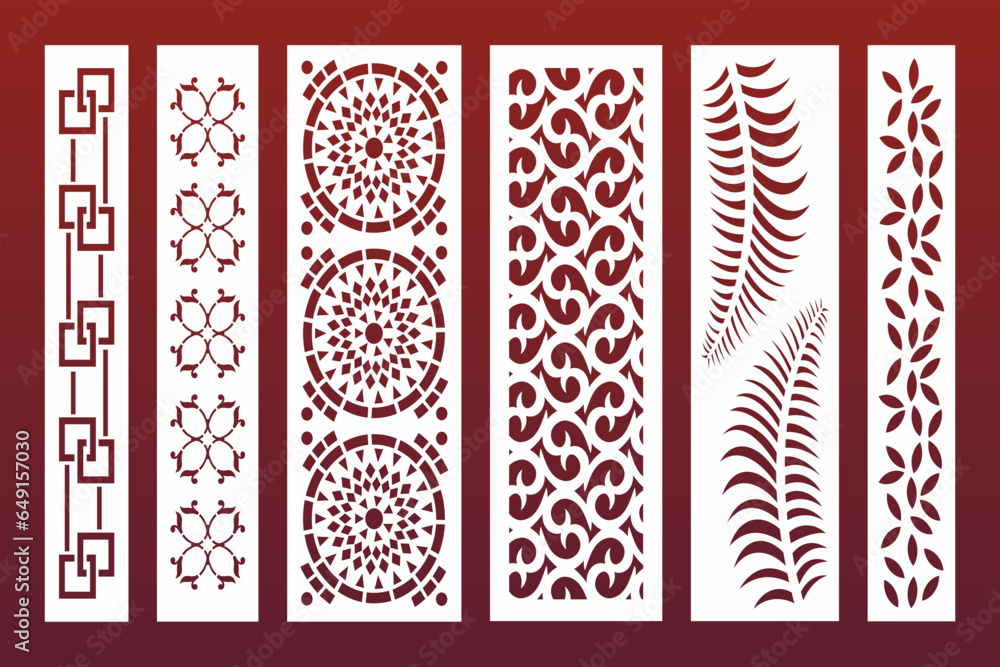 Floral Art Panels Jali Design | abstract | Pattern | CNC Cut | Laser ...