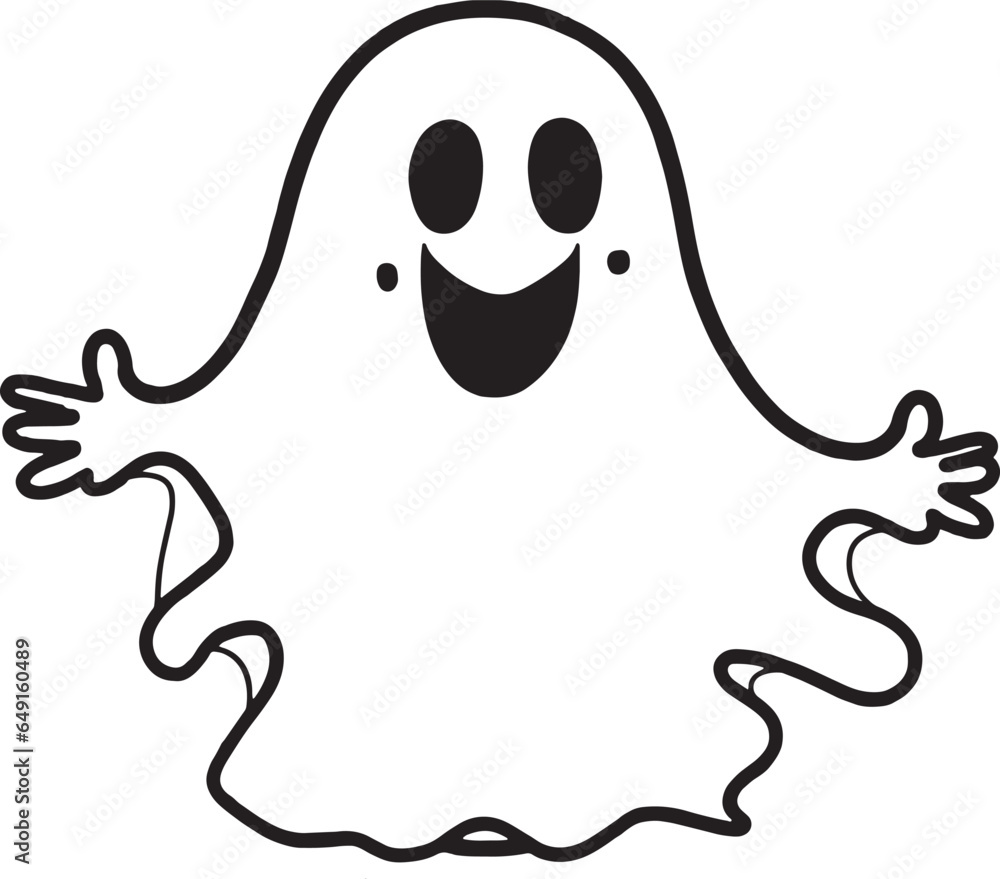 Halloween Skeleton Ghost Skeleton creepy character scary creature with ...