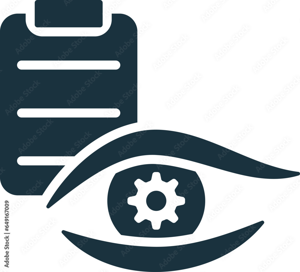 Controlling icon. Monochrome simple sign from operation management ...