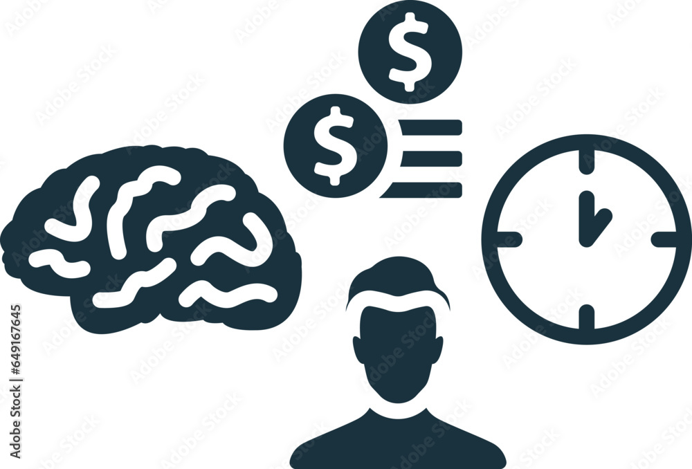 Resources icon. Monochrome simple sign from operation management ...