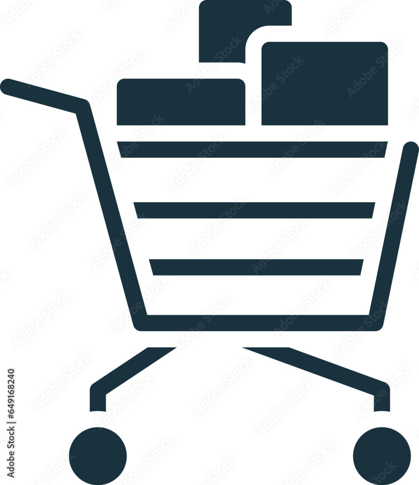 Goods icon. Monochrome simple sign from operation management collection ...