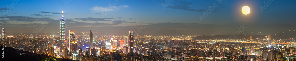 Urban Splendor at Night: Watching Dynamic Clouds Above a Dazzling ...