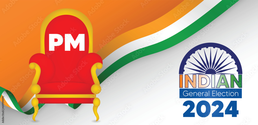 Indian general election, 2024 Prime Minister of India vector poster ...