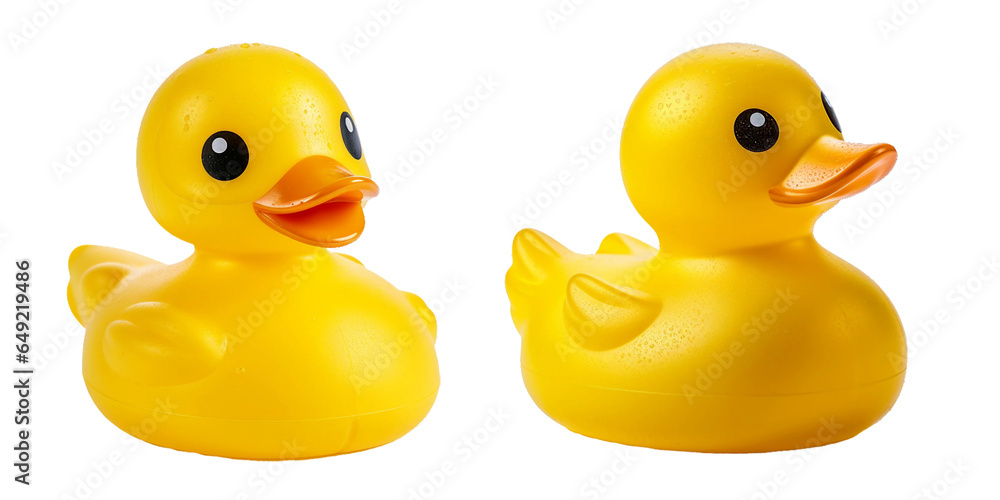 Rubber Duck, transparent background, isolated image, generative AI ...