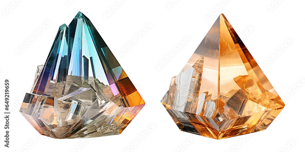 Piezoelectric Crystal, transparent background, isolated image ...