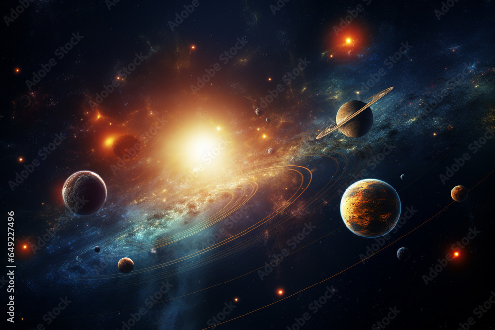 The capture of a distant solar system in the making, with multiple ...