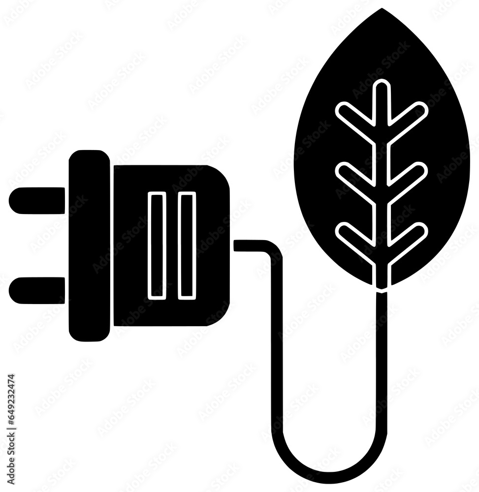 green icon energy logo electricity background power illustration ...