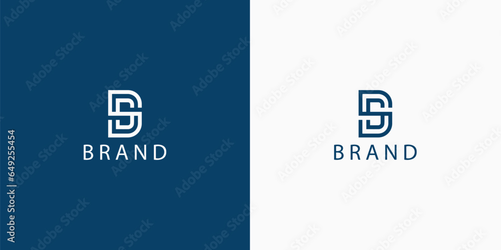 SD Letters Vector logo design vector image Stock Vector | Adobe Stock