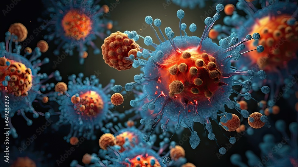 Human host and virus interaction at the cellular level. Molecular ...