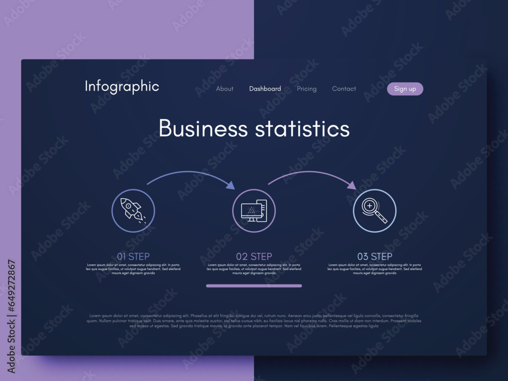 Modern infographic vector elements for business brochures. Use in ...