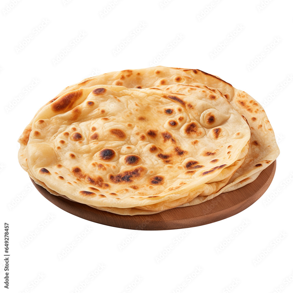 roti prata isolated on transparent background Remove png, Clipping Path ...