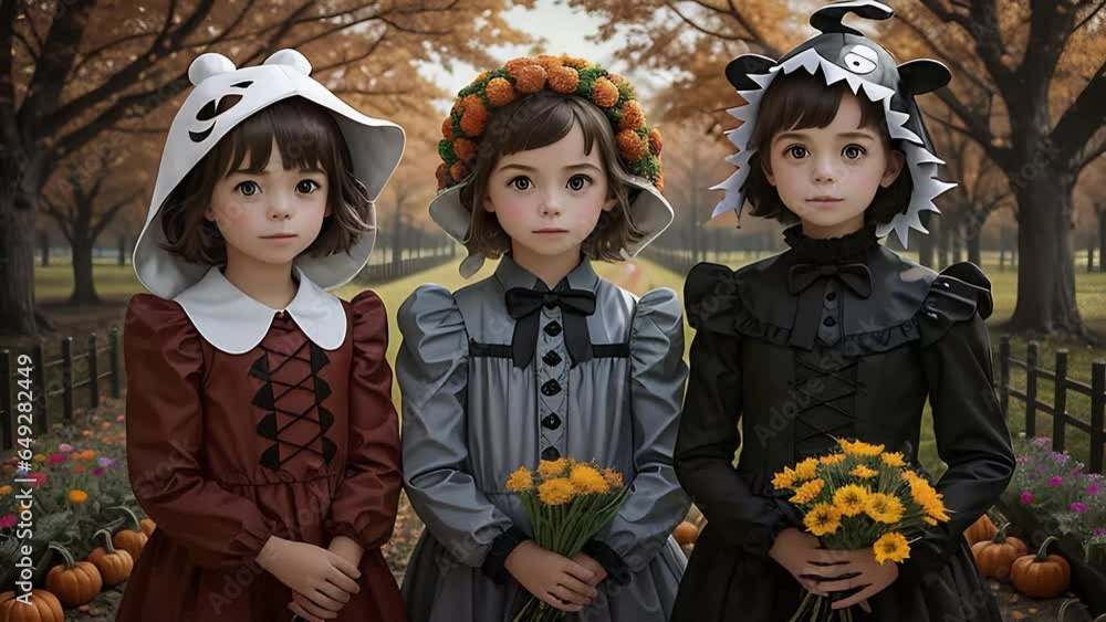 3 Morphing Girls Flipbook Animation. Generative AI. A flipbook ...