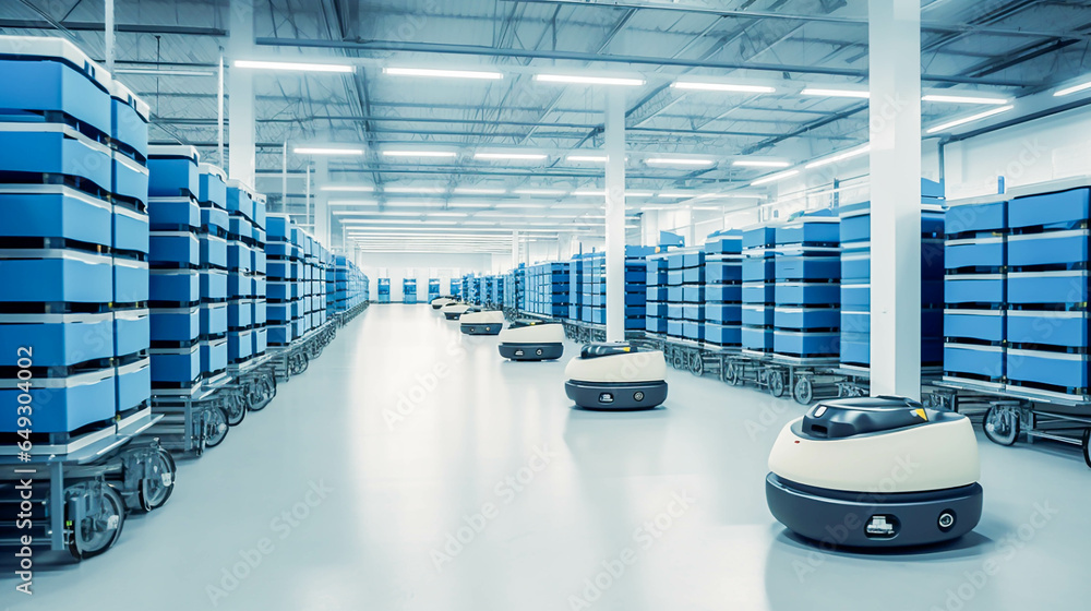robotic artificial intelligence reigns supreme, autonomous warehouse ...