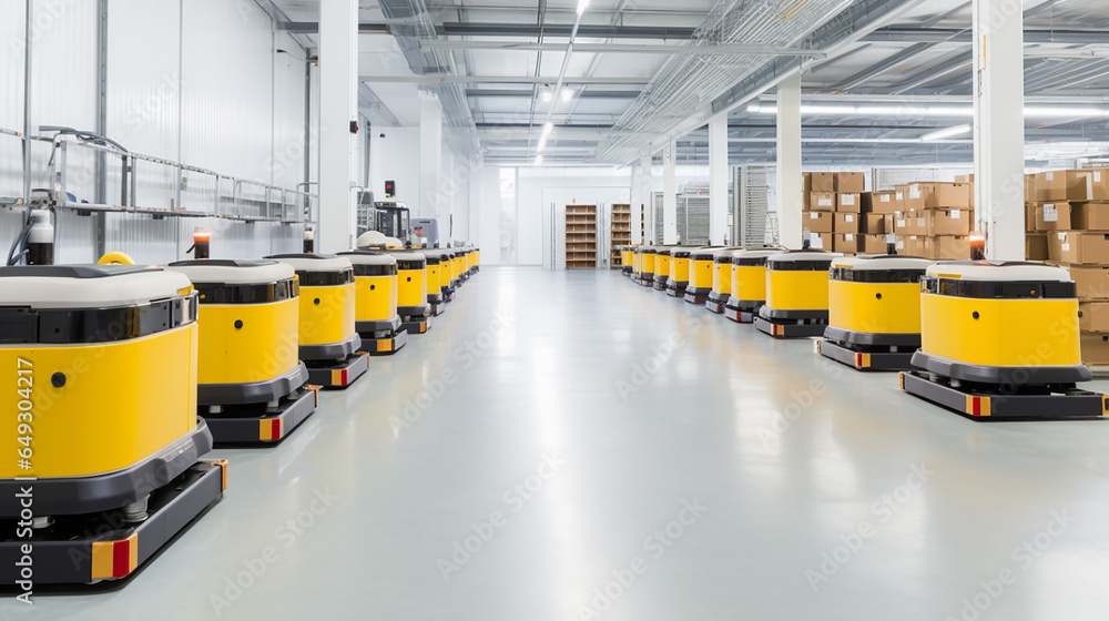 robotic artificial intelligence reigns supreme, autonomous warehouse ...