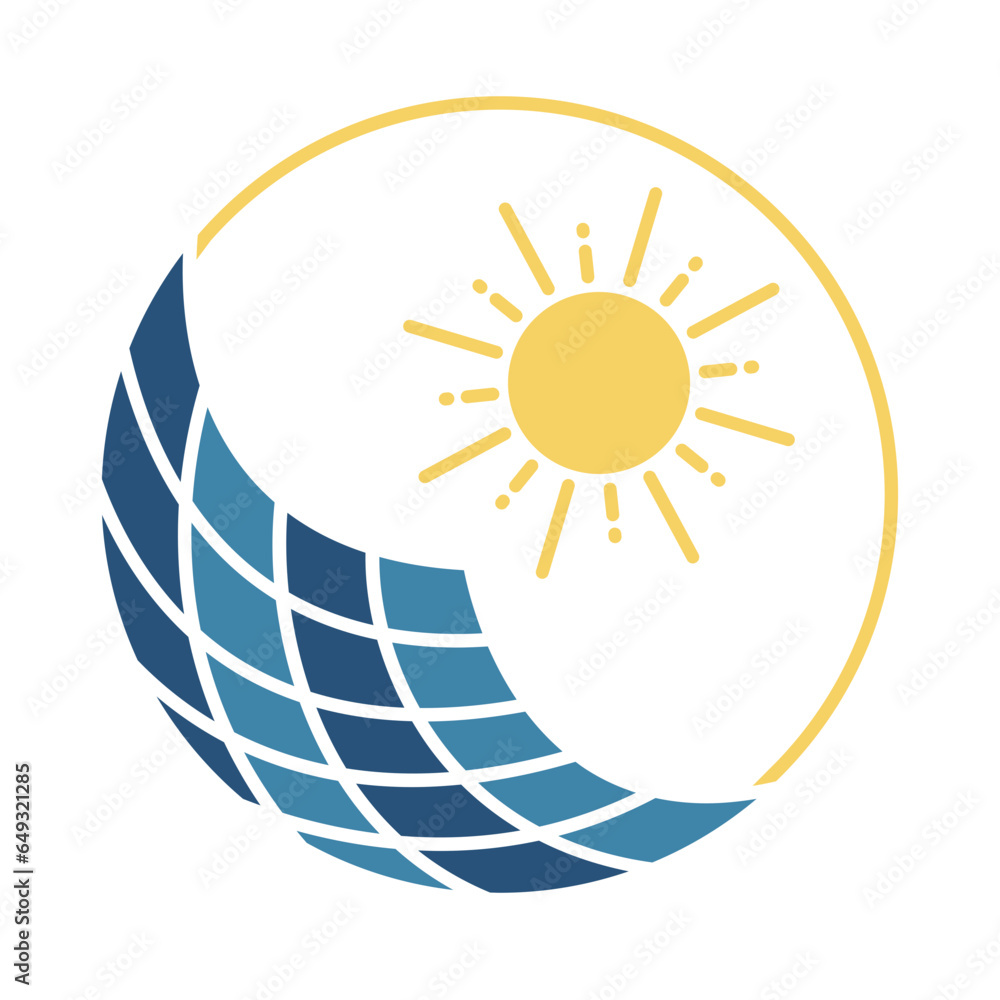 This logo was made with the idea of solar panels, a bold and clean logo ...
