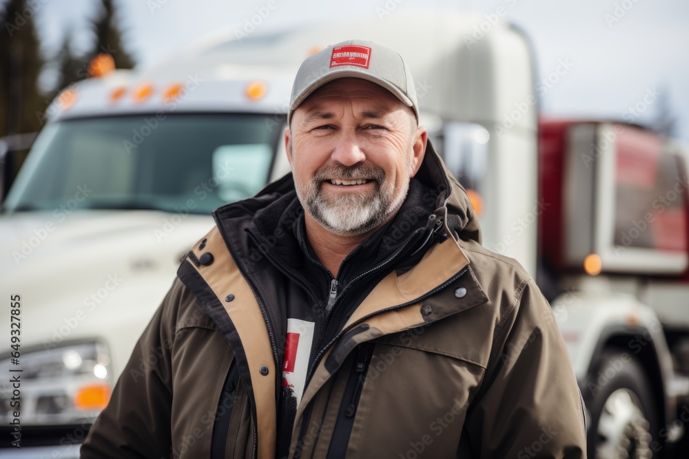 Logistic center cargo trucks transportation shipping lorry delivery ...