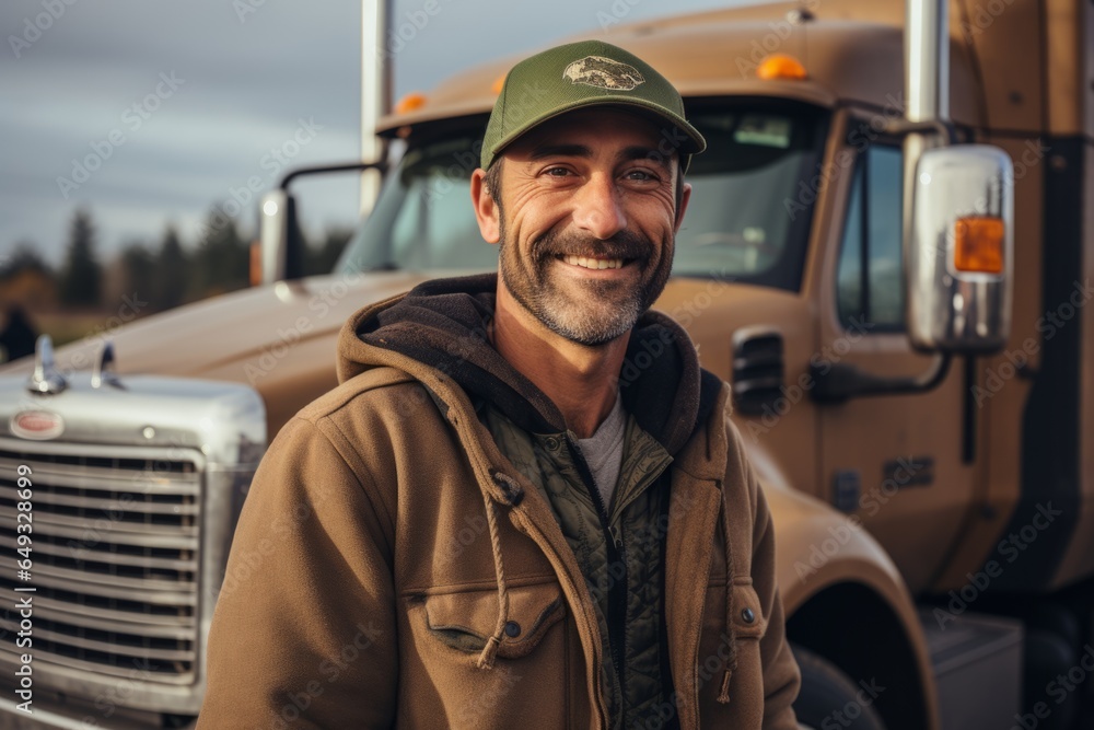 Logistic center cargo trucks transportation shipping lorry delivery ...