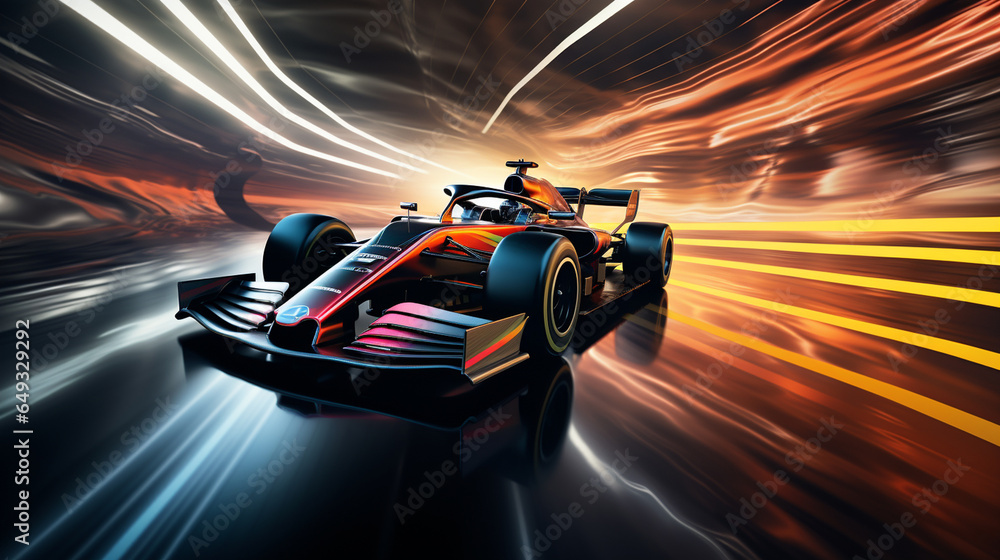 On the asphalt ribbon, Formula 1 cars ignite a symphony of speed. Their ...