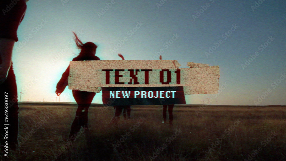 VHS Intro Stock Template | Adobe Stock