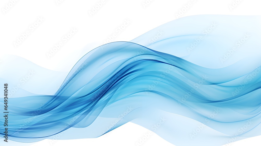 Cold blue air currents. Abstract light air effect, wind, and streams of ...