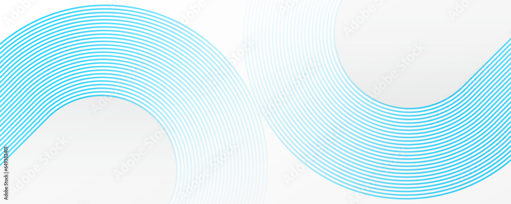 Abstract blue geometric lines on white background. Modern blue gradient ...