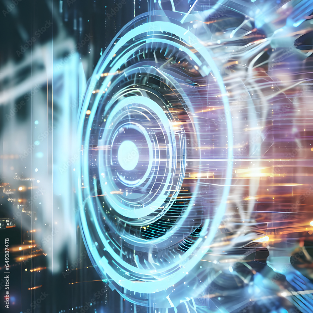 AI-generated interpretations of futuristic technology, realms. AI ...