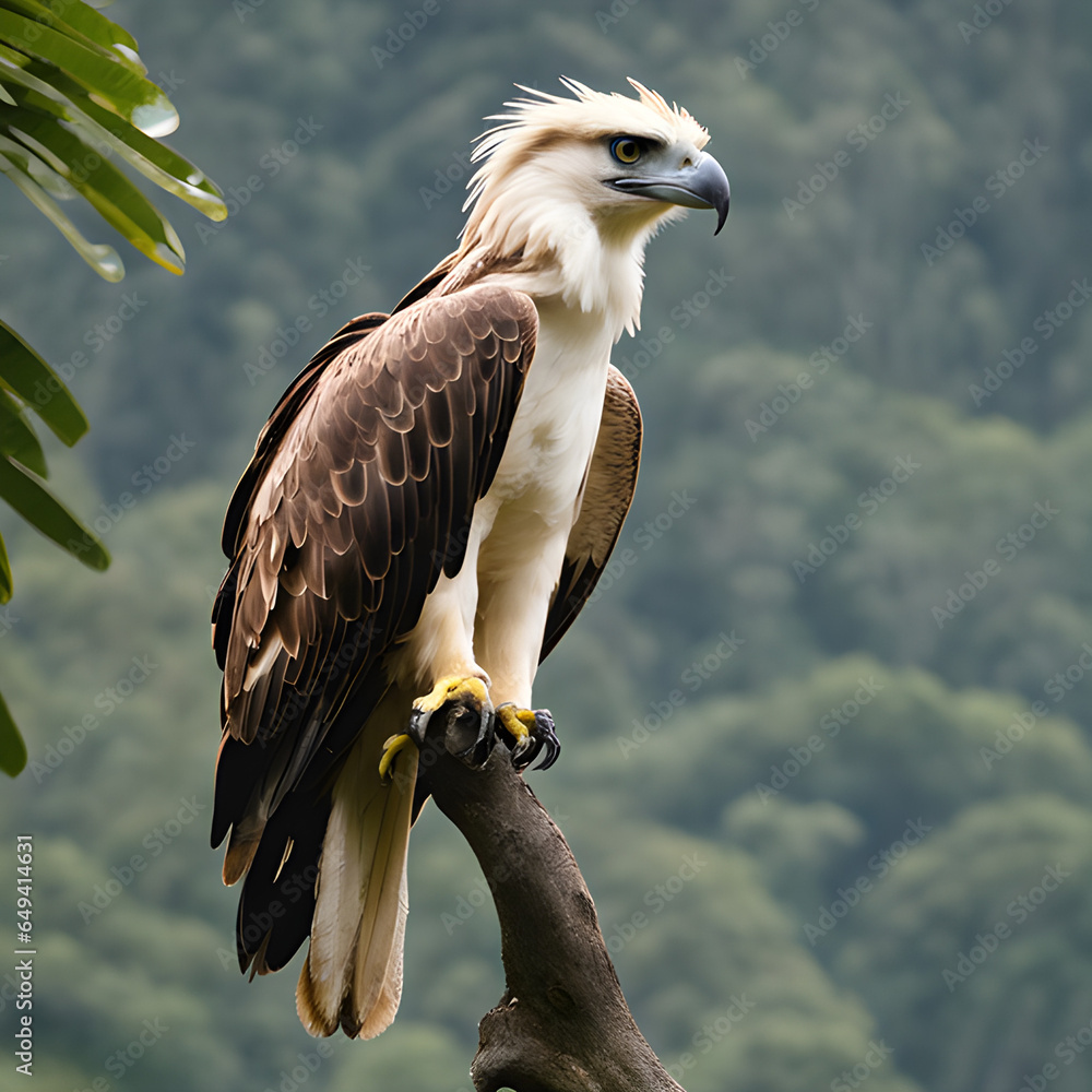 The Philippine eagle (Pithecophaga jefferyi) is one of the most ...