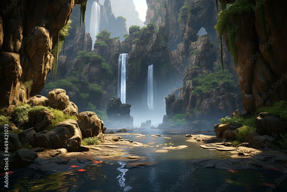 Explore the grandeur of unreal engine 5 in a mesmerizing backdrop ...