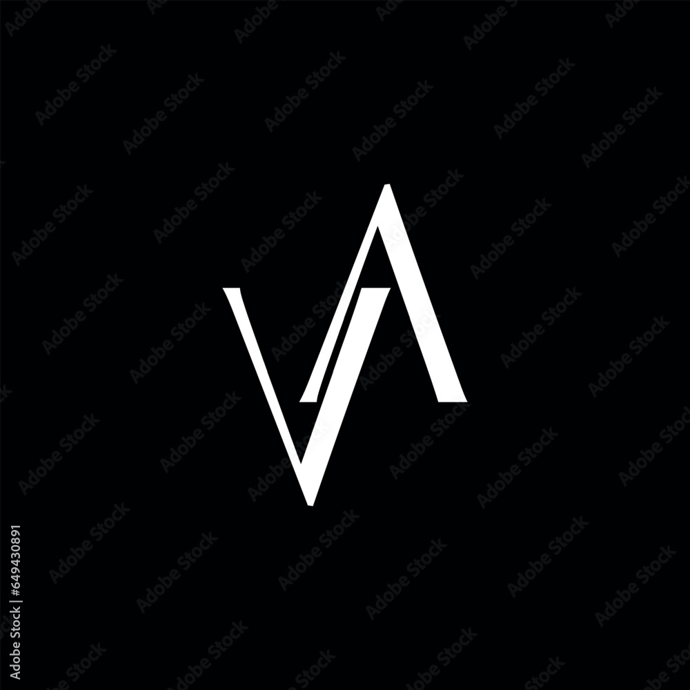 luxury letter AV logo,initial letter AV,VA logo. letter AV logo,letter ...