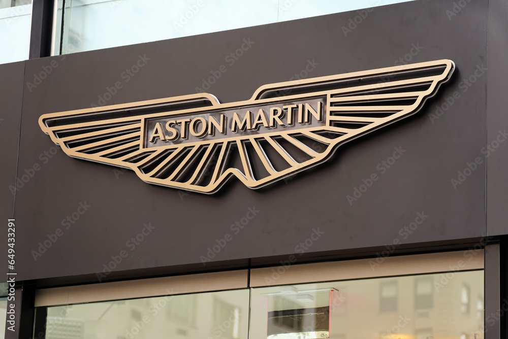 New York, NY - September 17, 2023: Aston Martin Lagonda Global Holdings ...