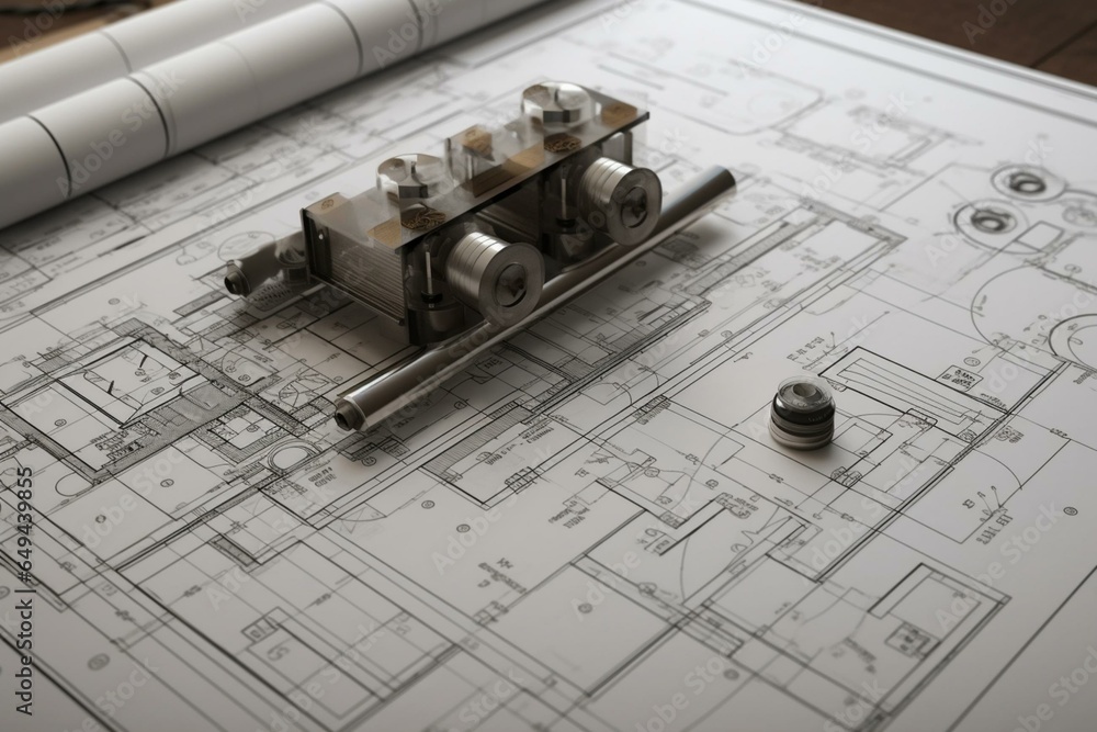 Detailed plan and specifications of a design with engineering drawing ...