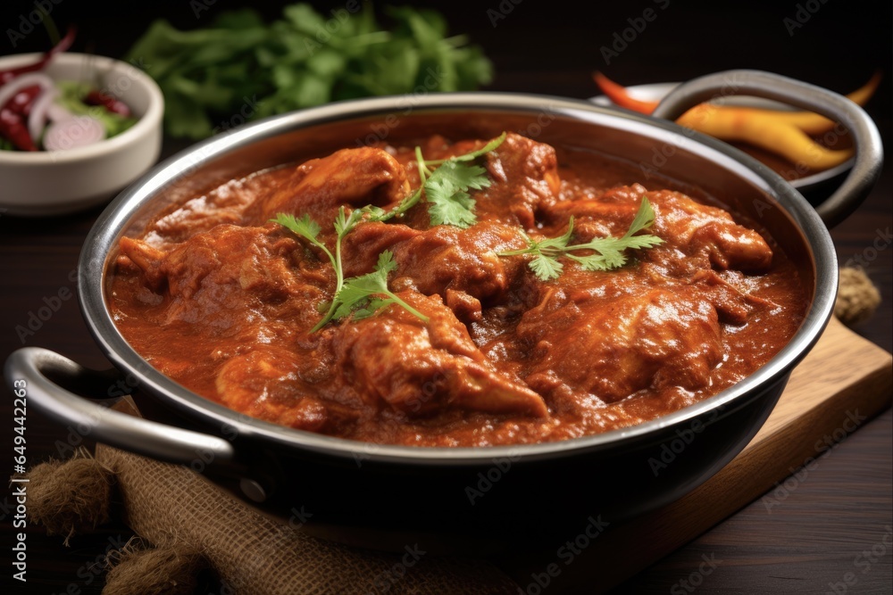 Goan Style Chicken Vindaloo - Hot and Spicy Curry from North Indian ...