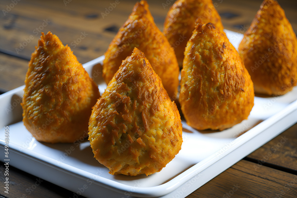 Delicious snacks from a snack bar, snacks from a bar that are tasty on ...