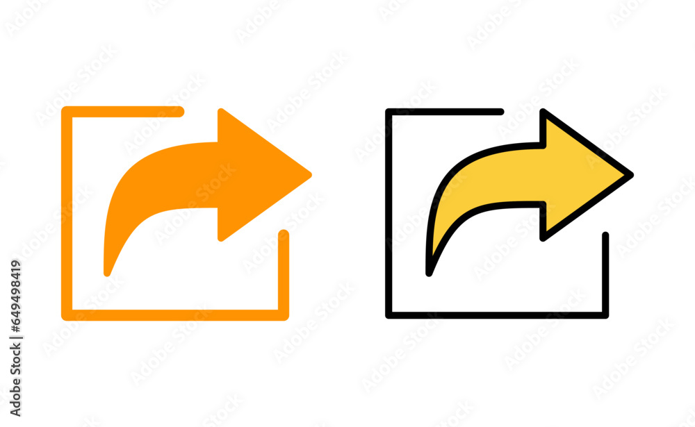 Share icon set for web and mobile app. Sharing sign and symbol Stock ...