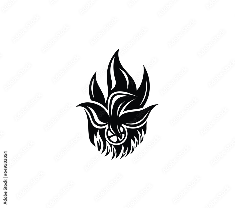 Holy Spirit Fire Line, art vector design Stock Vector | Adobe Stock