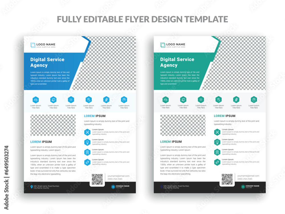 One Pager Design, Flyer Design Template, Print-ready Flyer Design Stock ...