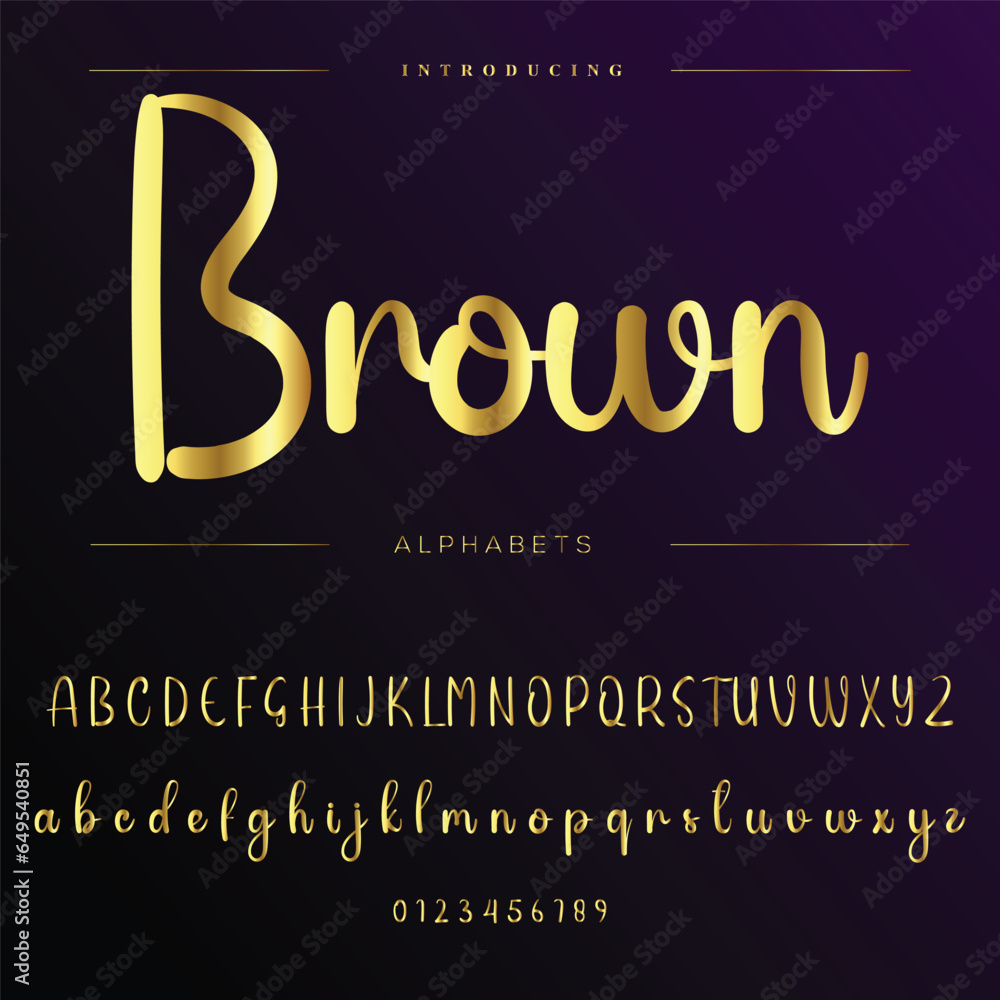 Hand drawn vector alphabet. Script font. Isolated letters written with marker, ink. Calligraphy ...