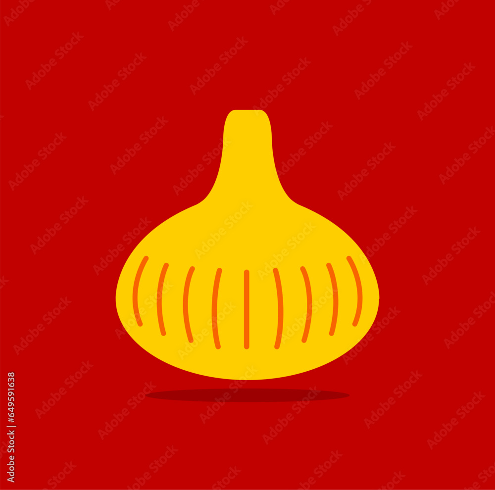 Modak food vector icon. Ganesh chaturthi special dish modak icon. Stock ...