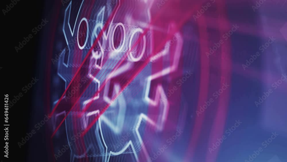 Antivirus cyber security virus detect system alert symbol abstract ...