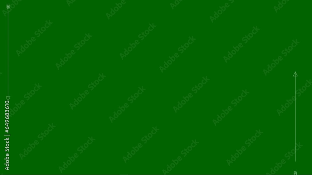 A animation with a line and a circle going through the corner of the ...