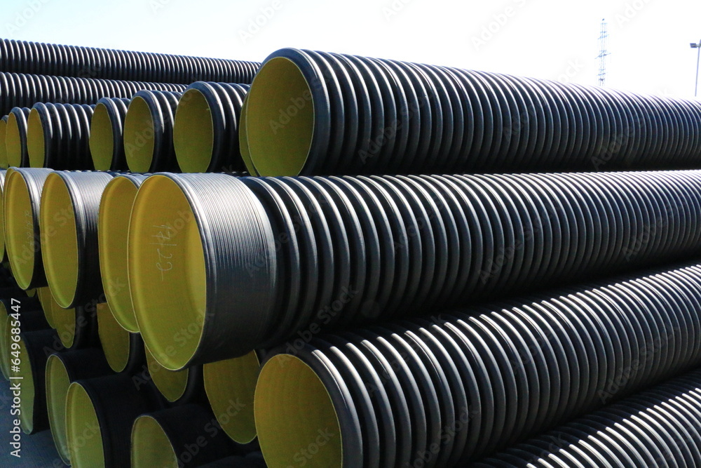 Drainage Corrugated Pipe Land Drainage Pipe, Manufacture of plastic ...