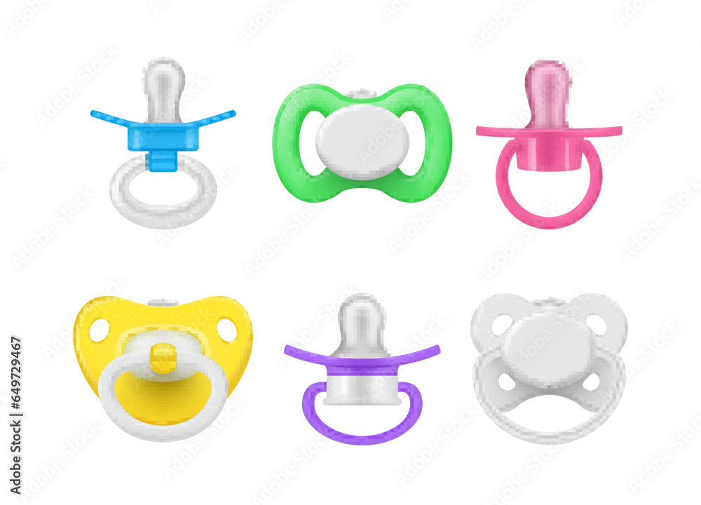 Baby pacifiers dummy care nipple for newborn child different shape and ...