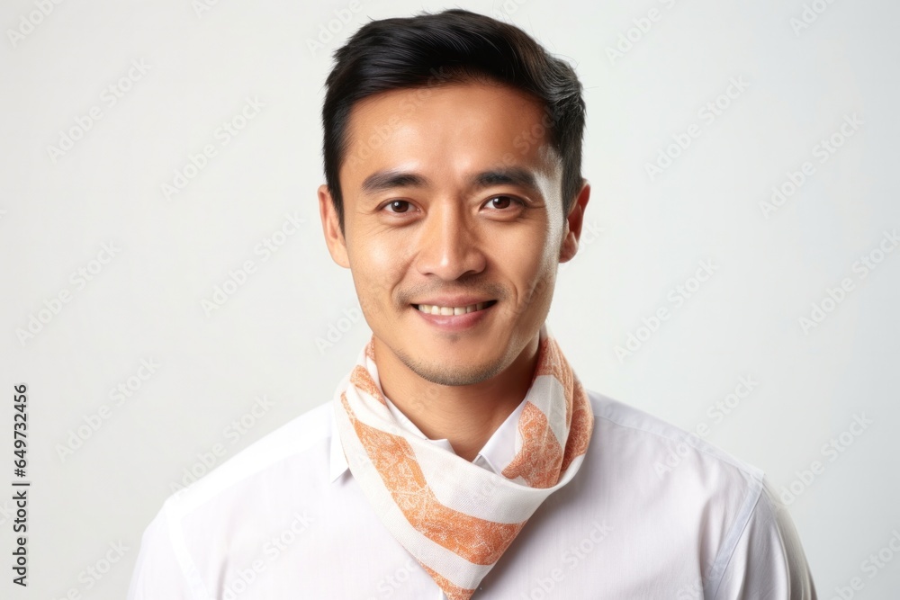 medium shot portrait of a confident Filipino man in his 30s wearing a ...