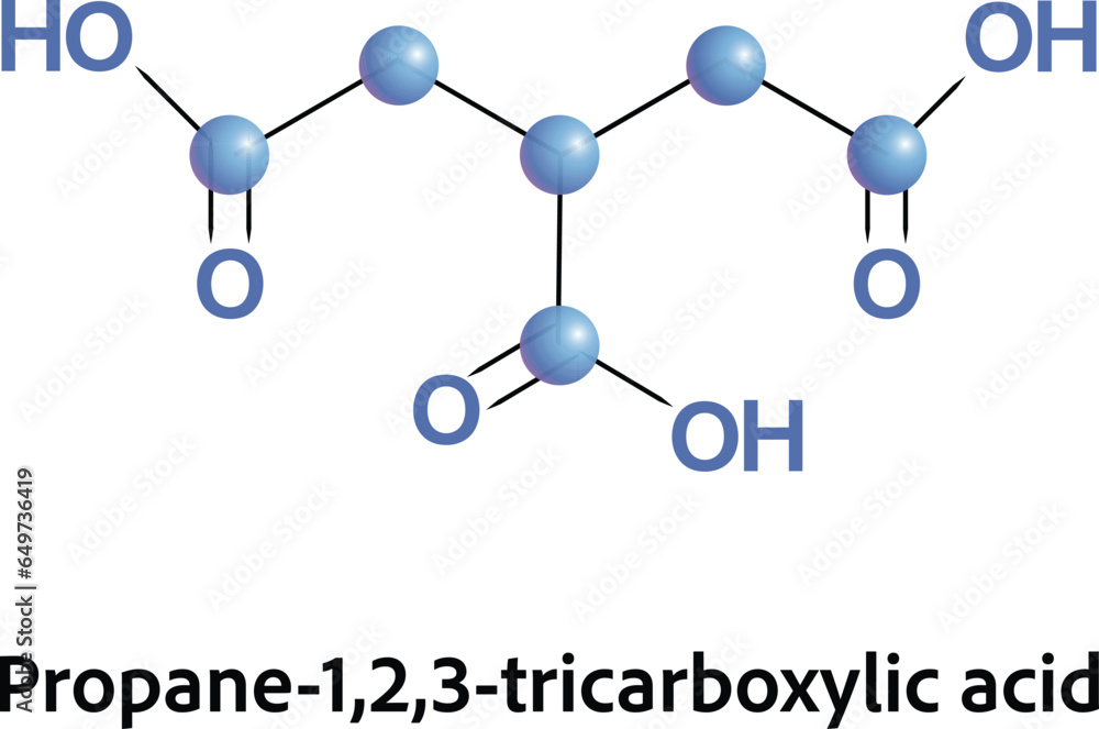 Propane-1,2,3-tricarboxylic acid is an inhibitor of the enzyme ...