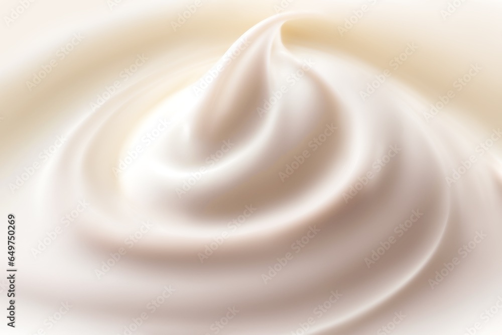 White Beige Texture of Cosmetic Face Cream Smear. Swatch smudge ...