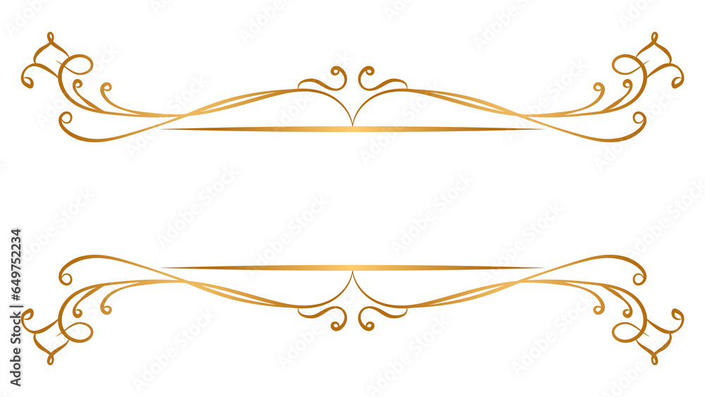 Luxury floral vintage title frame swirl for text border transparent ...