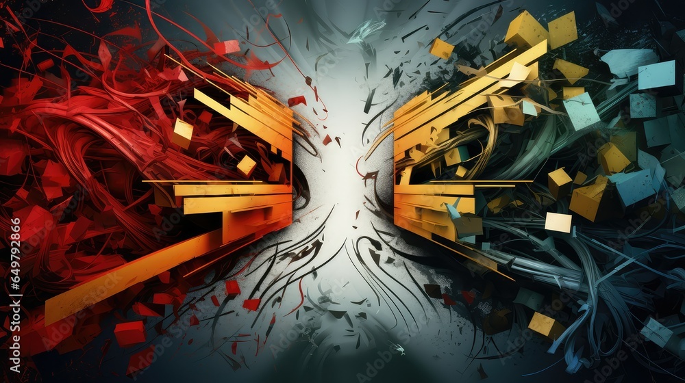 sport versus battle screen illustration game background, blue match ...