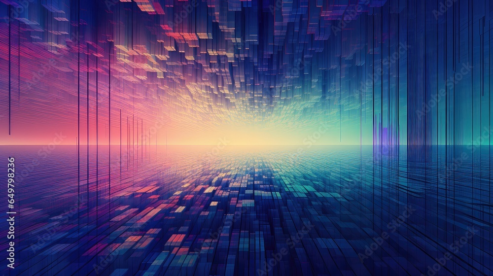 background vhs pixel dreams illustration black noise, symbol neon ...