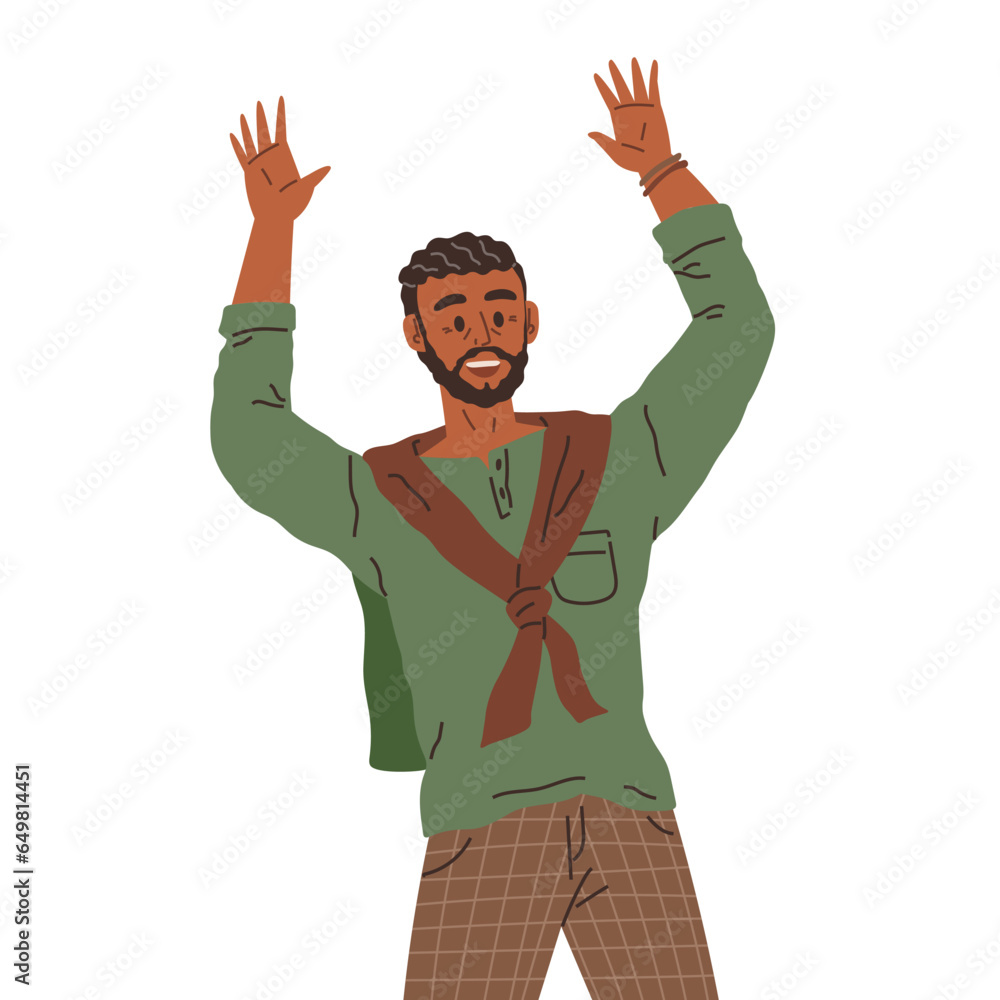 Happy people concept. Vector illustration Happiness emotions are theme ...